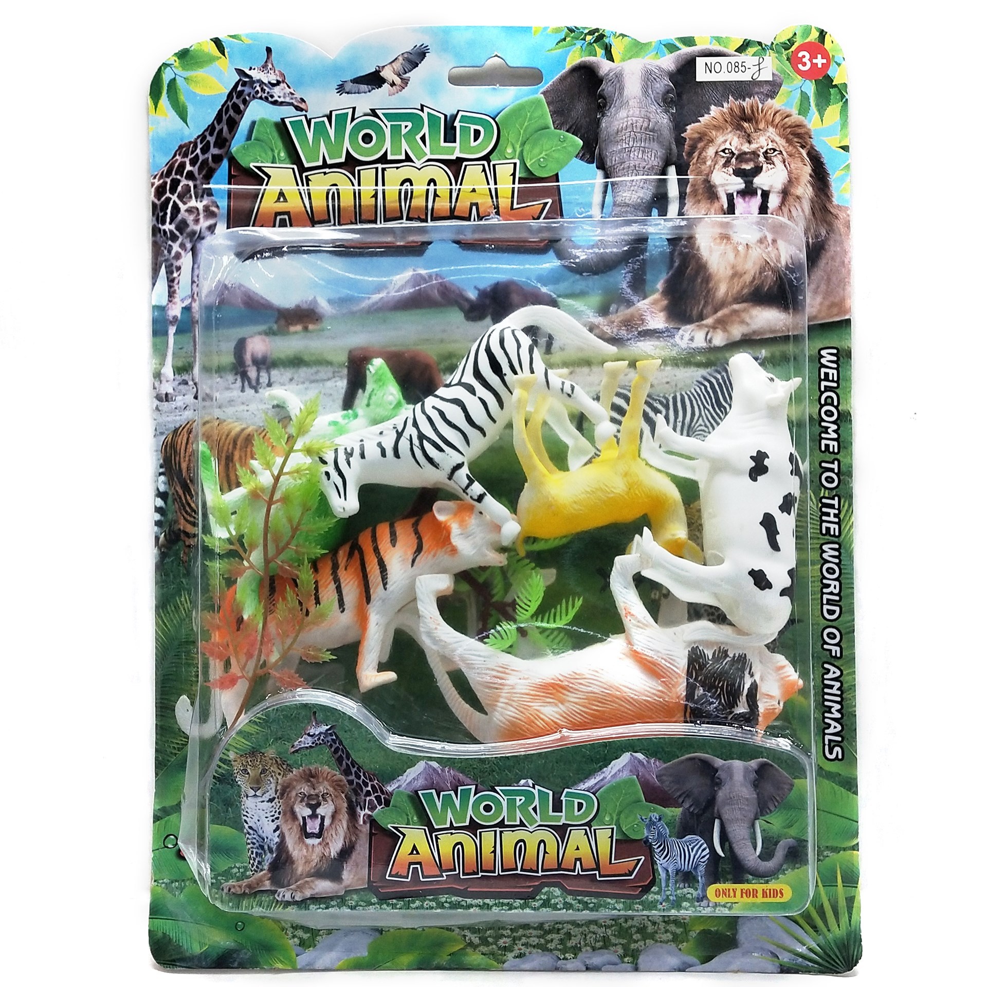 Pepeganga S.A.. Animales surtidos, x6, con accesorios, en blister