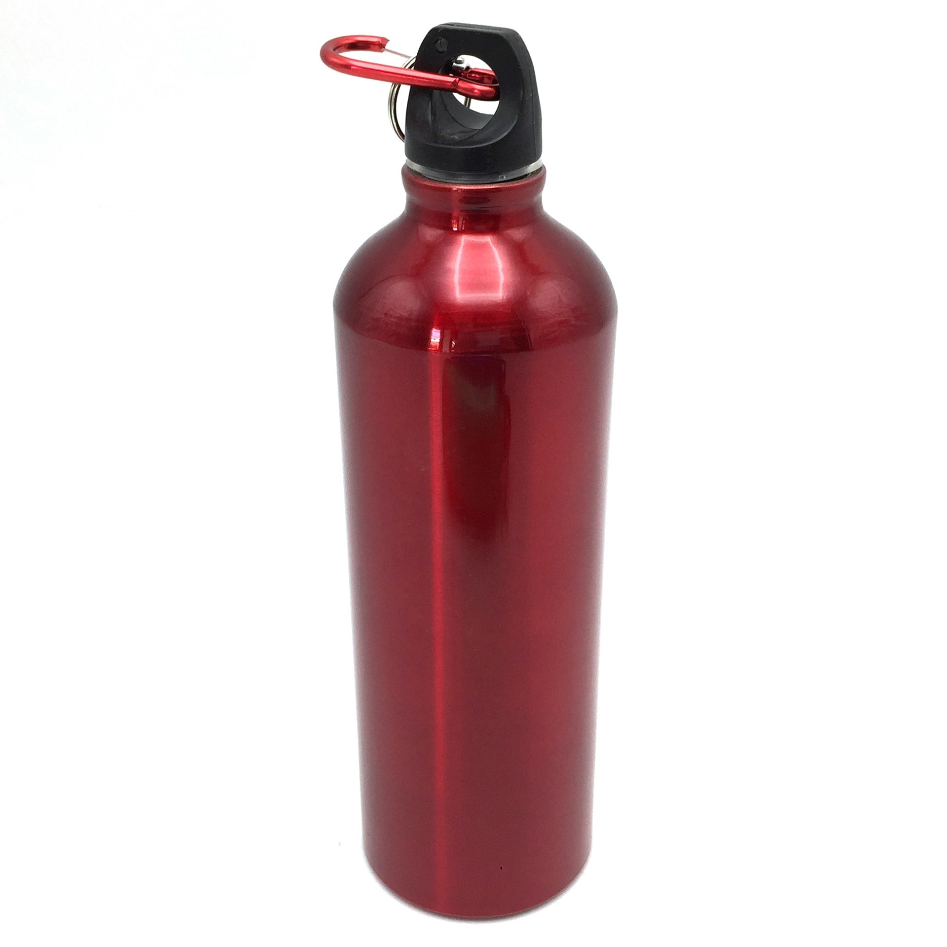 Pepeganga S.A.. Botella deportiva de aluminio con gancho mosquetón ...