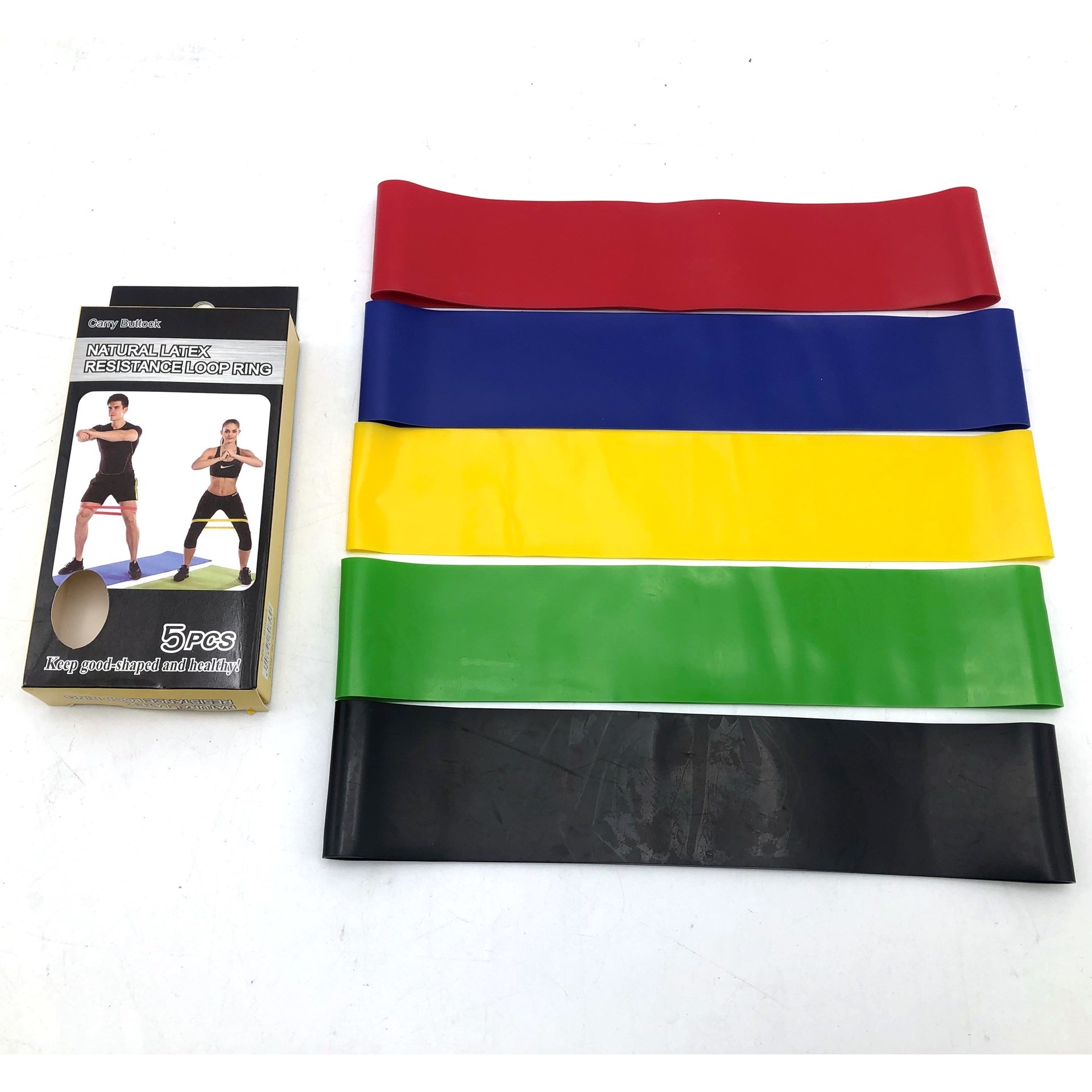 Pepeganga S.A.. Banda elástica circular de látex, para ejercicio x5, en ...