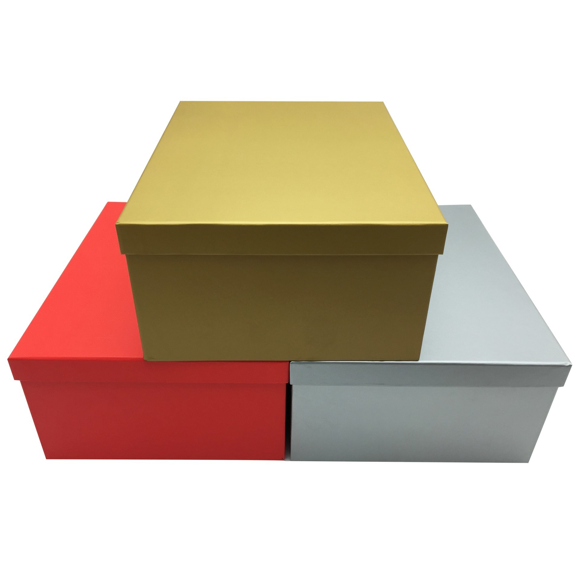 Pepeganga S.A.. Cajas forradas, set x10, varios colores