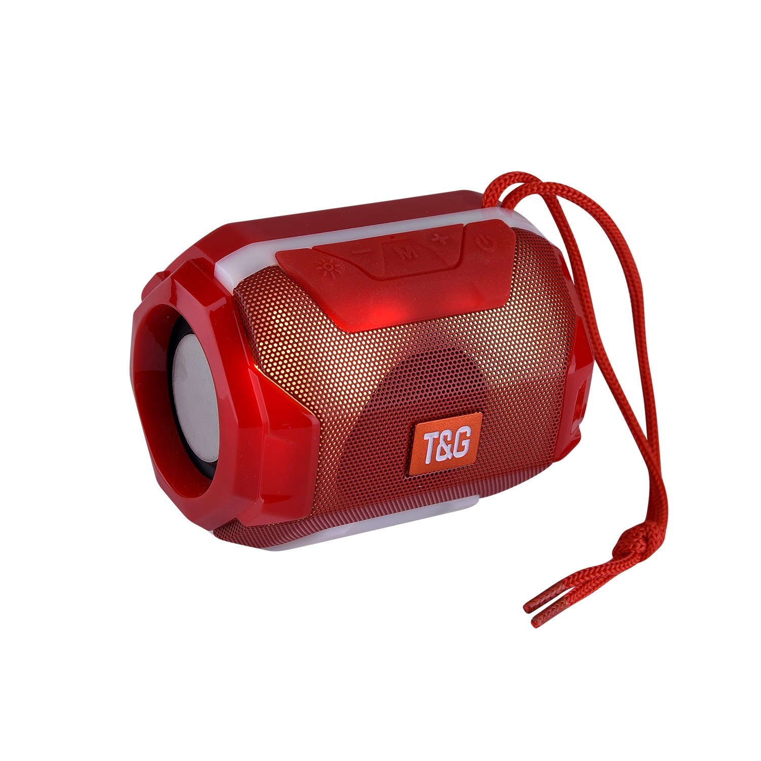 Pepeganga S.A.. Parlante TG162, con luz correa bluetooth 5.0 USB radio ...