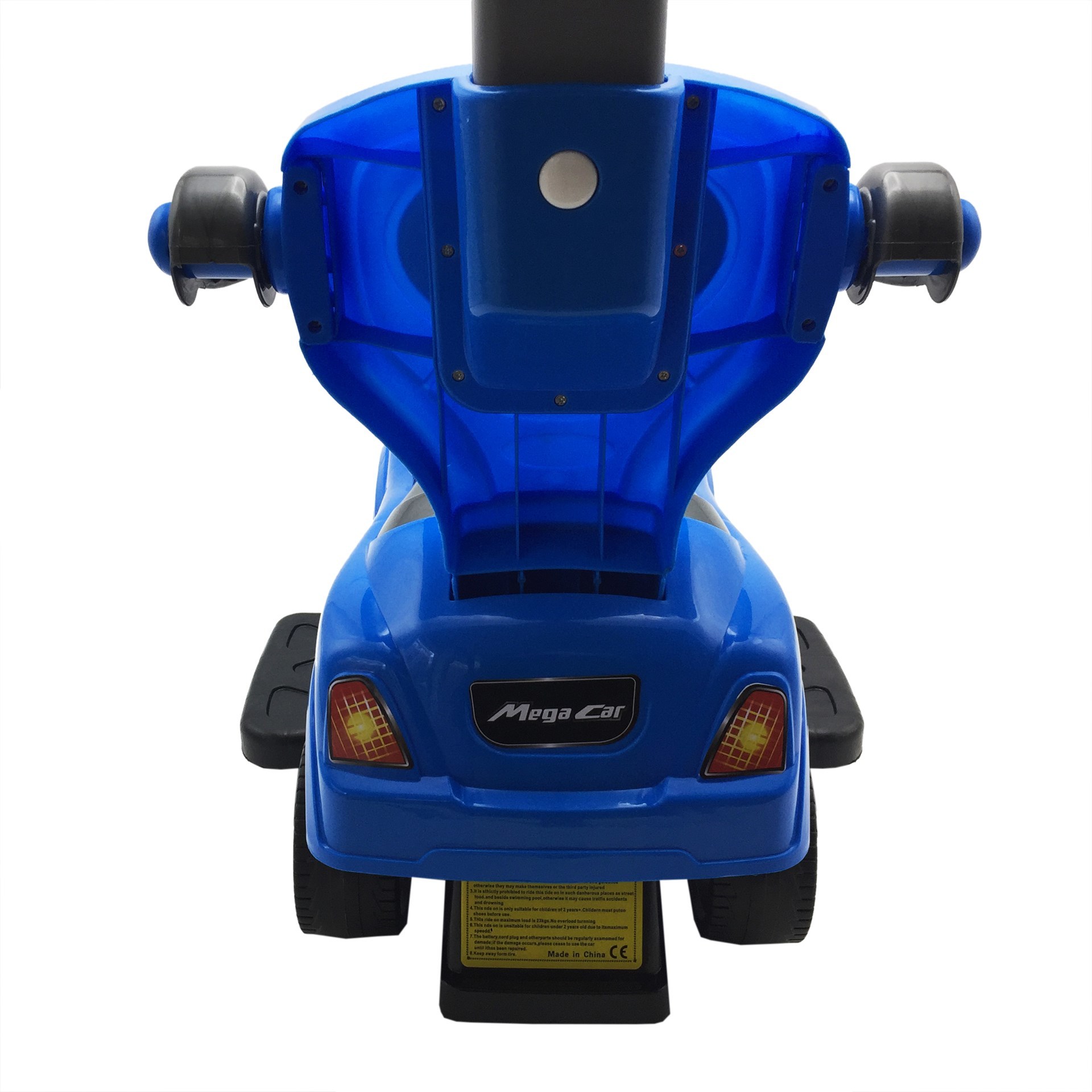 Pepeganga S.A.. Bugui con doble barra AZUL, con sonido y baúl, 2AAen caja