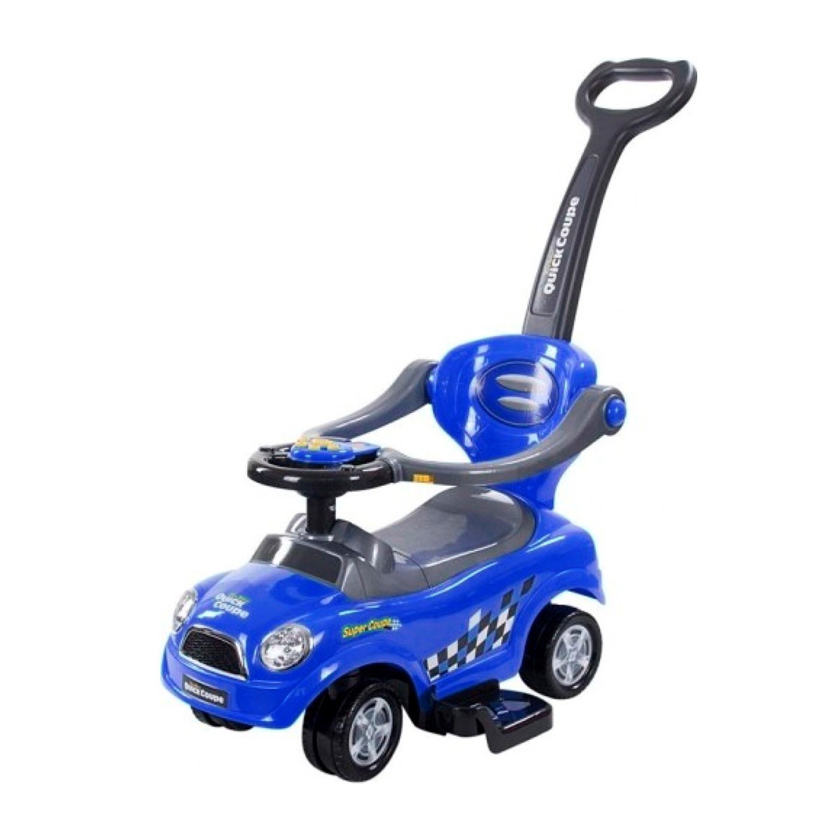 Pepeganga S.A.. Bugui con doble barra AZUL, con sonido y baúl, 2AAen caja