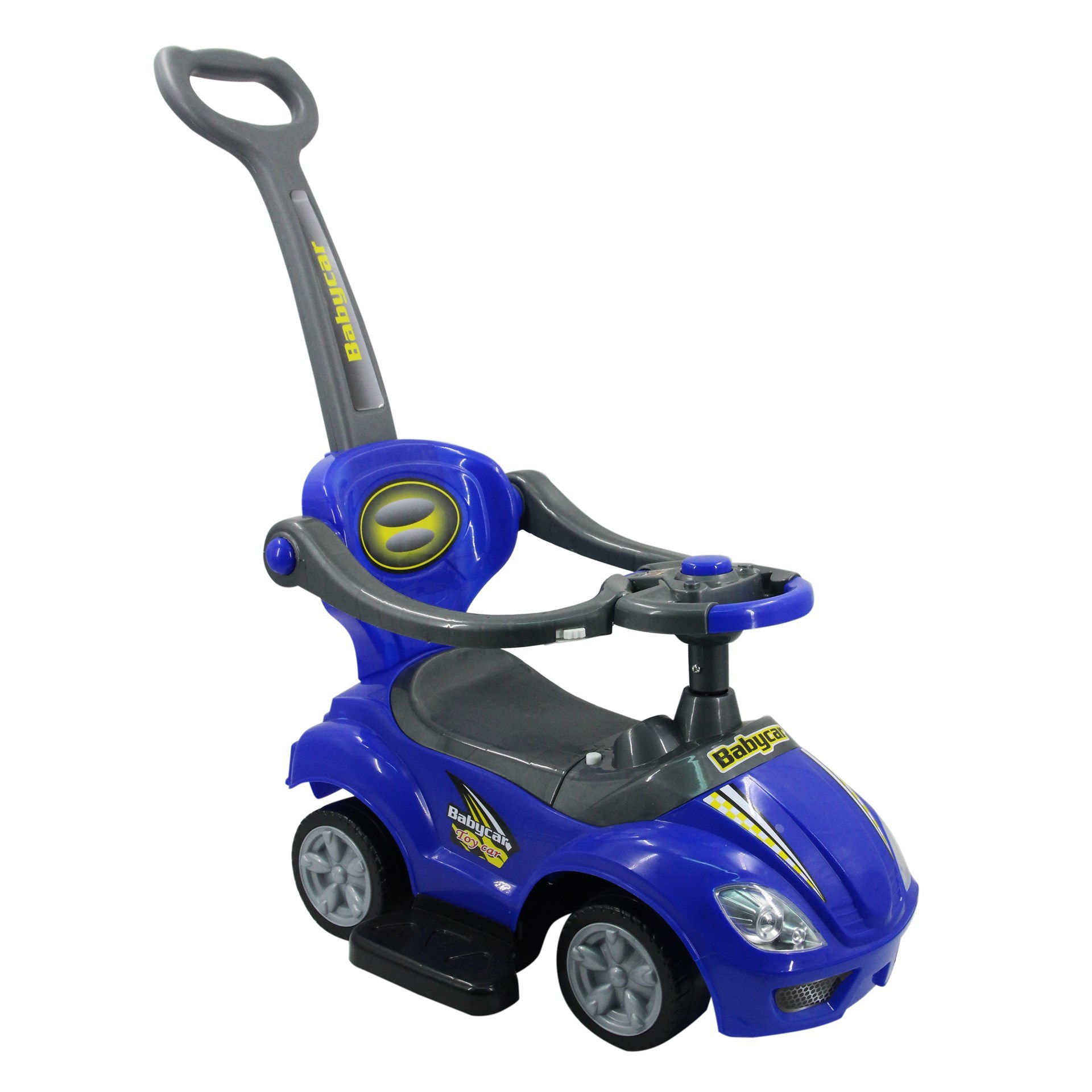 Pepeganga S.A.. Bugui con doble barra apoya pie AZUL, con luz y sonido ...