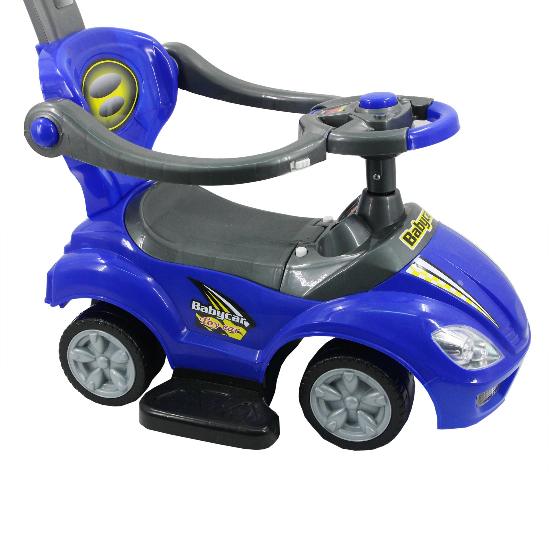 Pepeganga S.A.. Bugui con doble barra apoya pie AZUL, con luz y sonido ...