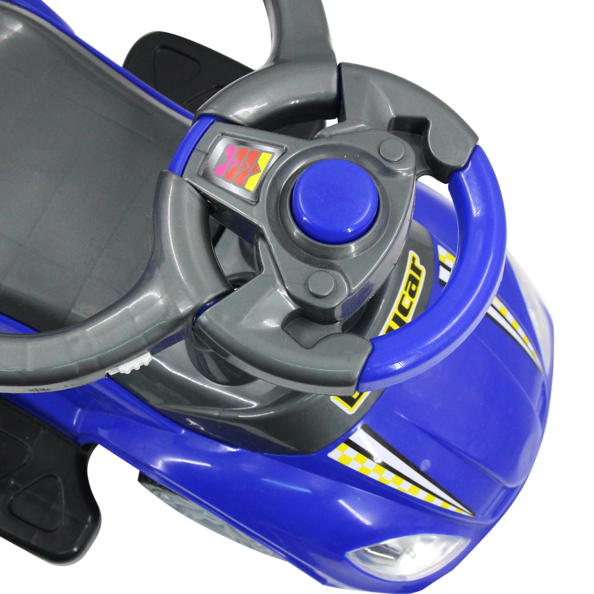 Pepeganga S.A.. Bugui con doble barra apoya pie AZUL, con luz y sonido ...