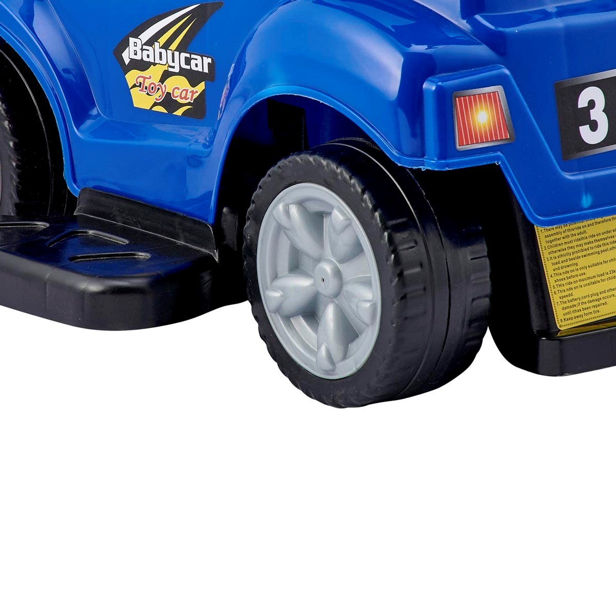 Pepeganga S.A.. Bugui con doble barra apoya pie AZUL, con luz y sonido ...