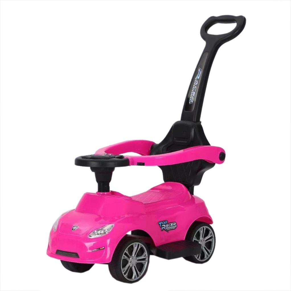 Pepeganga S.A.. Bugui con doble barra apoya pie ROSADO, con luz y ...