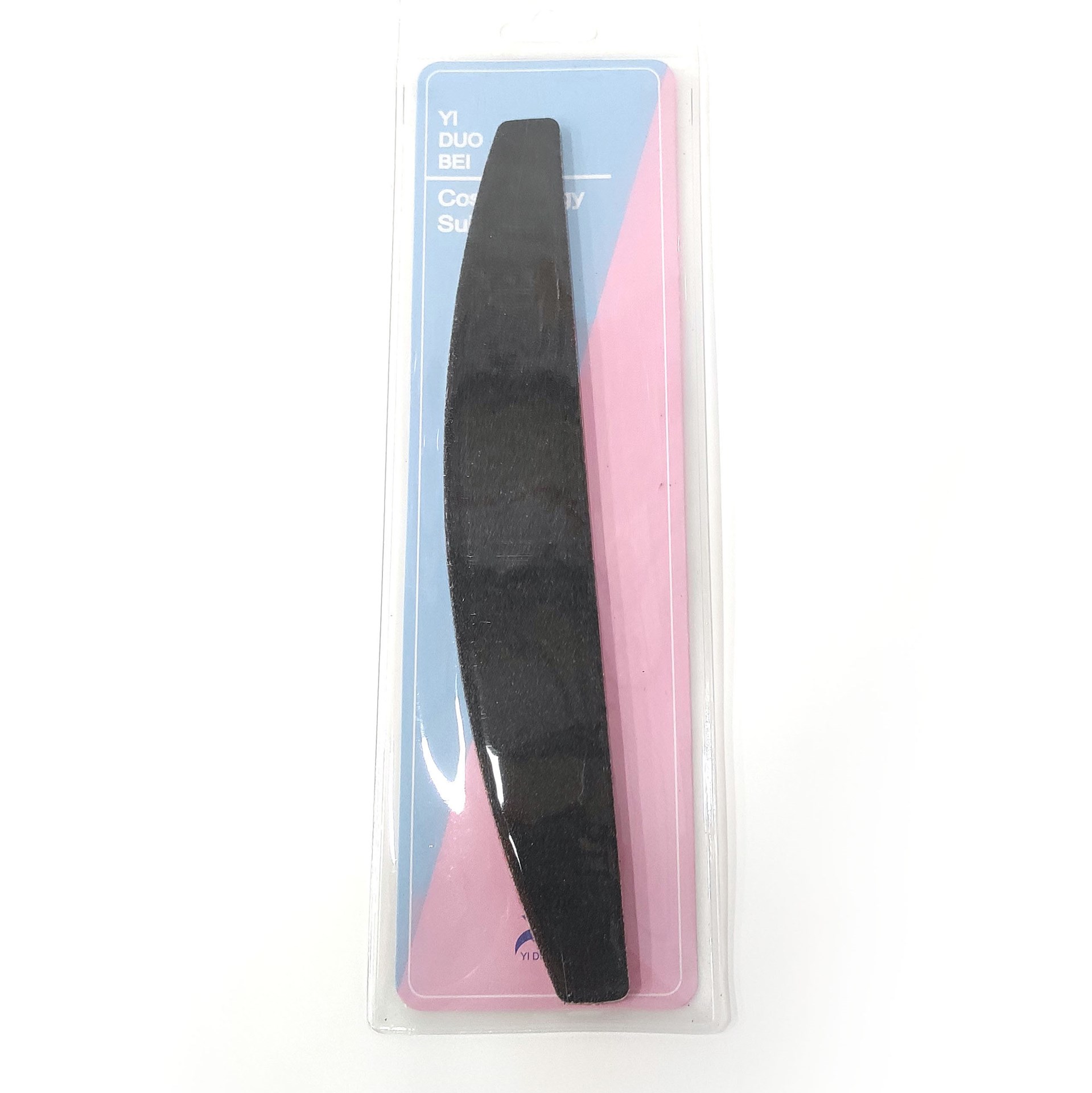 Pepeganga S.A.. Lima de cartón doble faz, varias formas, en estuche PVC