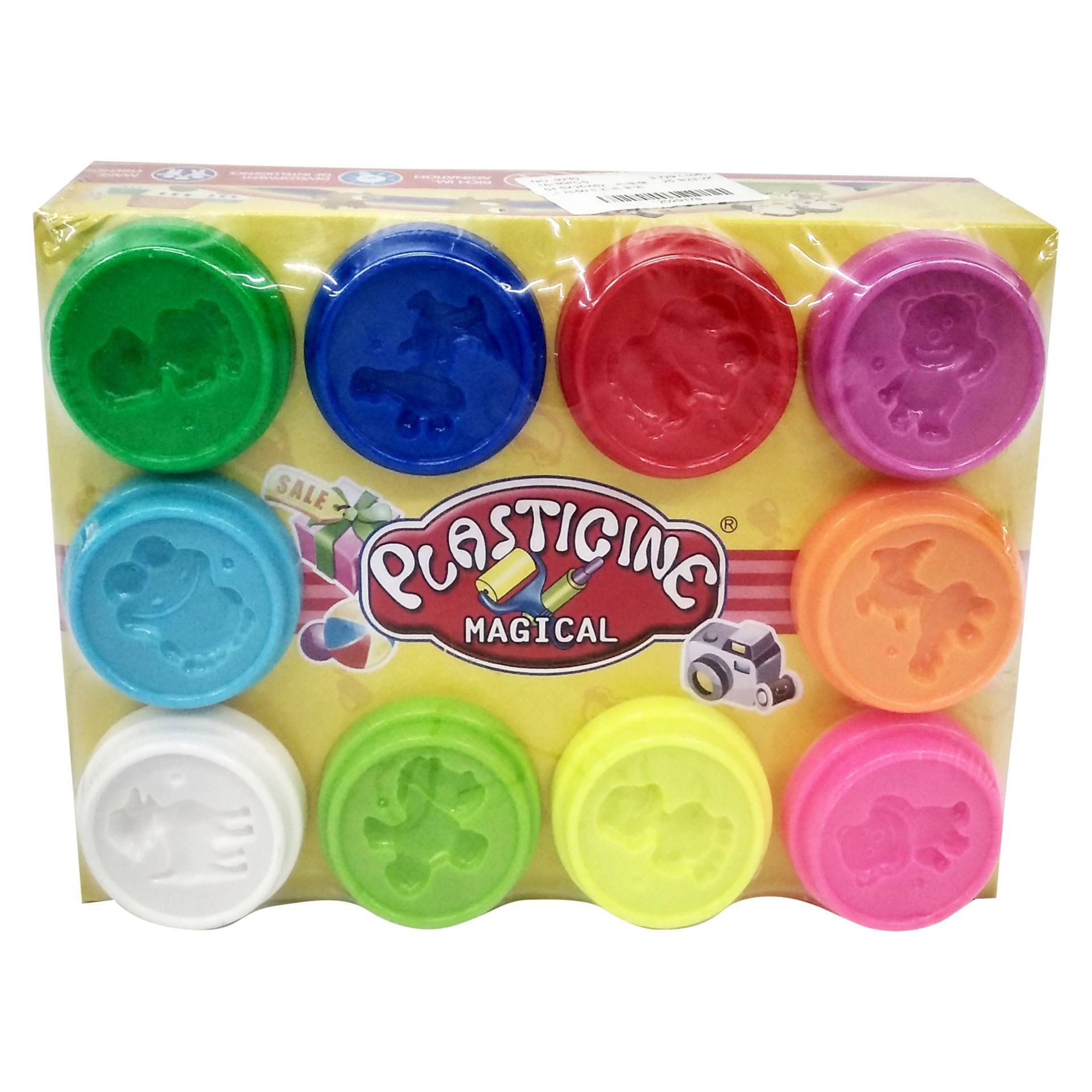 Pepeganga S.A.. Masa para modelar x10 potes, en caja