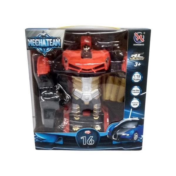 Pepeganga S.A.. Robot auto con control remoto 3+2AA, en caja varios colores